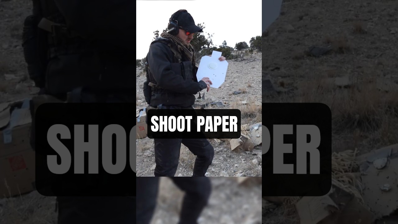 Shooting Paper Increases Your Skills