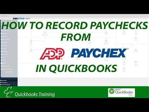 How to record ADP Paychecks in QuickBooks Online