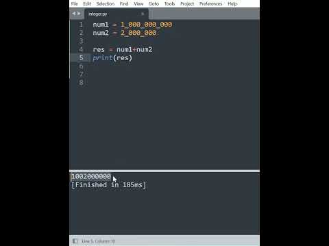 Python : BETTER WAY of reading a LONG integer #shorts #shortvideo #shortsvideo #short