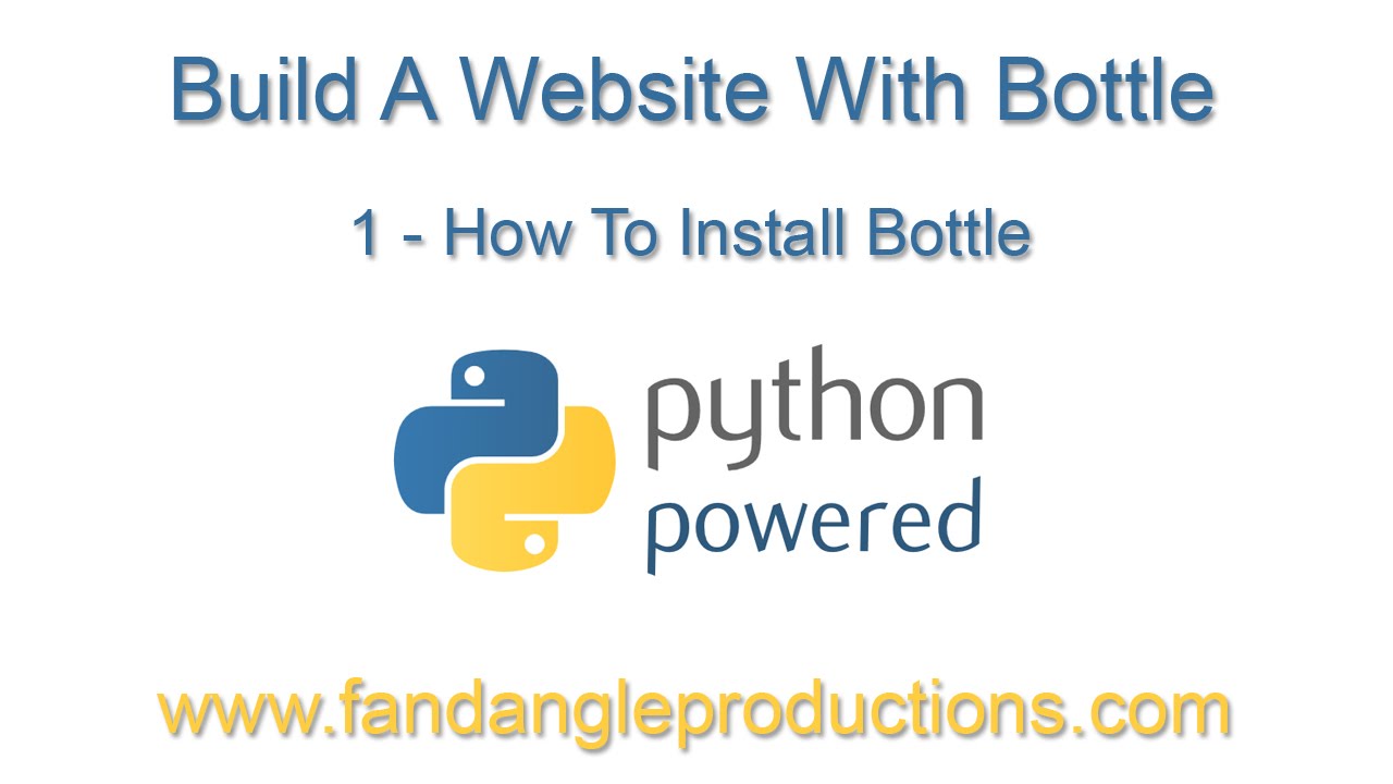 Python Web Frameworks: 1 Install Bottle