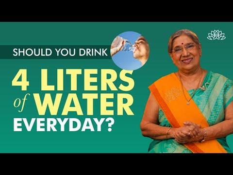 How Much Water Do You Need Daily? | Is Drinking 4 Liters Of Water A Day Too Much? | Dr. Hansaji