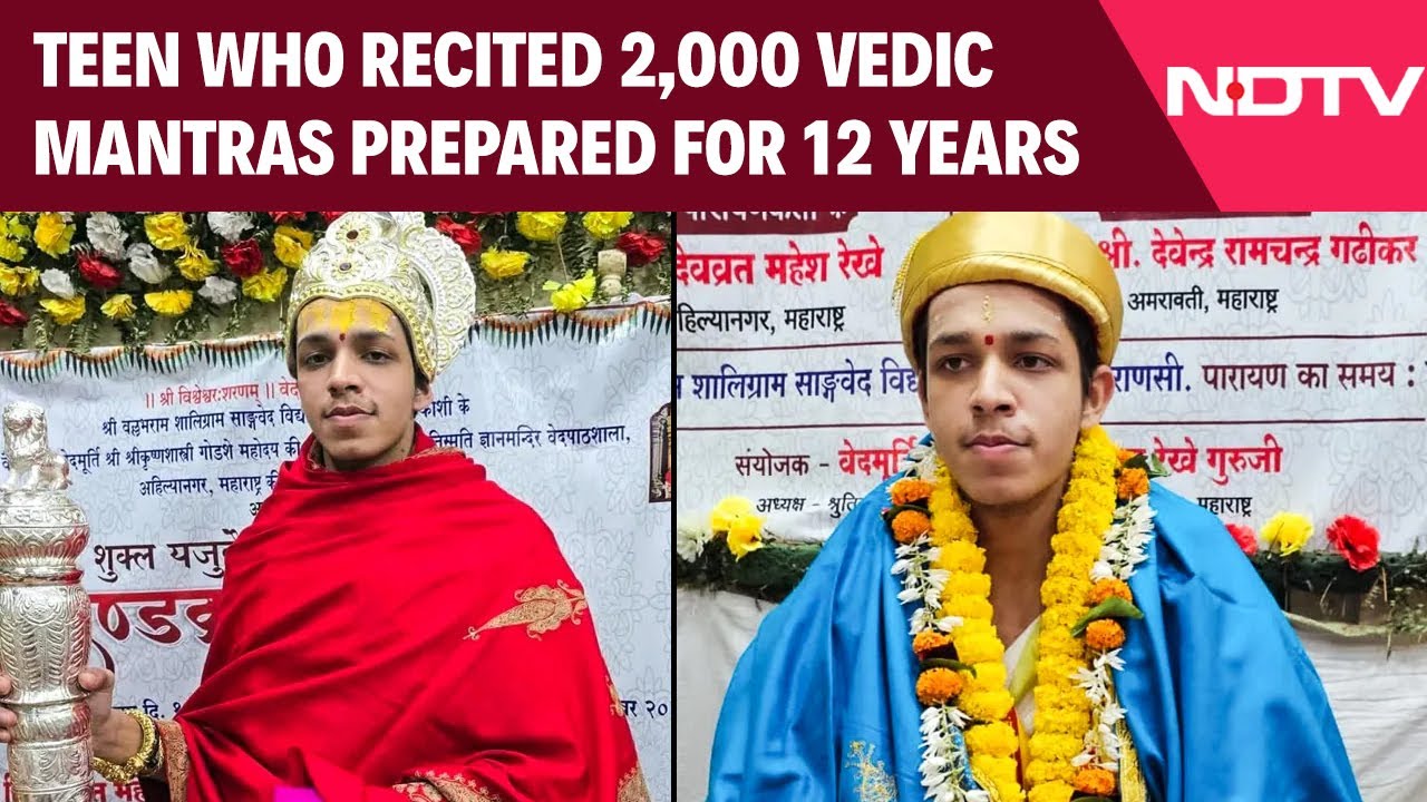 Vedamurti Devvrat Mahesh Rekhe | Teen Recites 2,000 Mantras After 12 Yrs of Training, Thanks PM