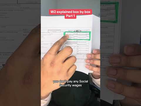 W2 Explained, Box by Box #w2 #taxes #taxtips #taxseason #taxrefund #taxrefundtips #w4 #irs