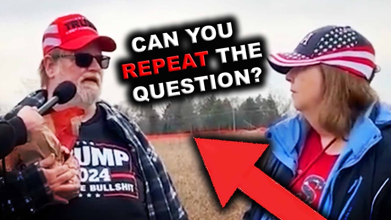MAGA Couple BAFFLED By Simple Question