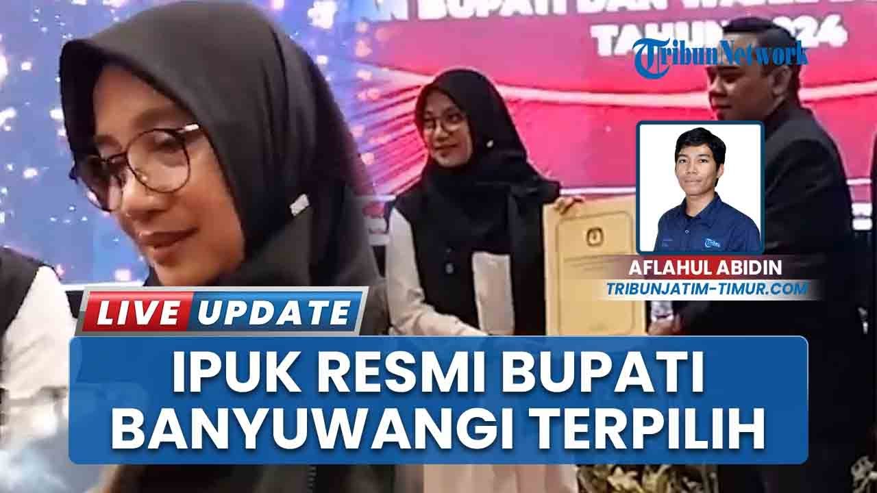 Ipuk-Mujiono Ajak Masyarakat Kembali Bersatu seusai Ditetapkan Bupati dan Wabup Terpilih ...