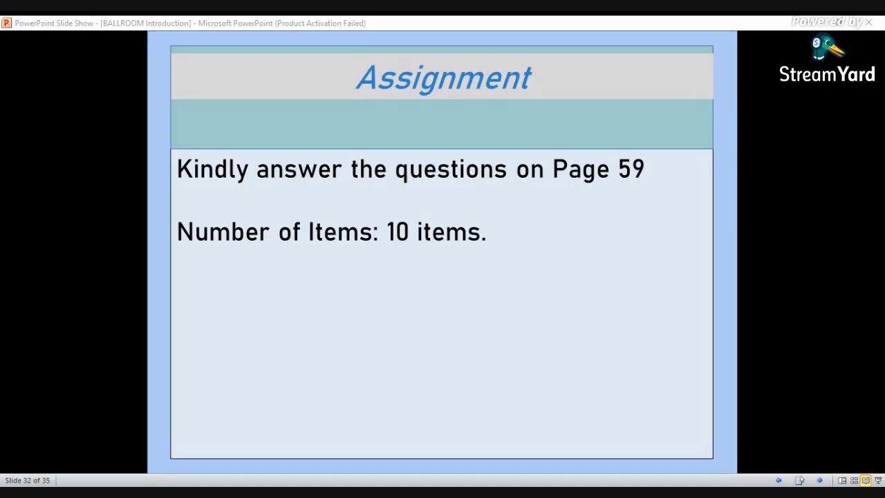 PE 2: Rhythmic Activities ( BALLROOM Session 2)