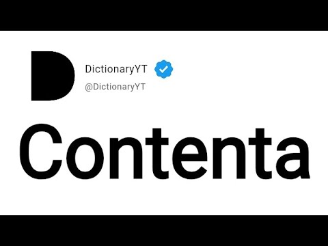 Contenta Meaning in English