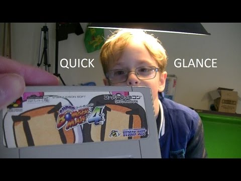 Quick Glance Bomberman 4 SNES Famicom