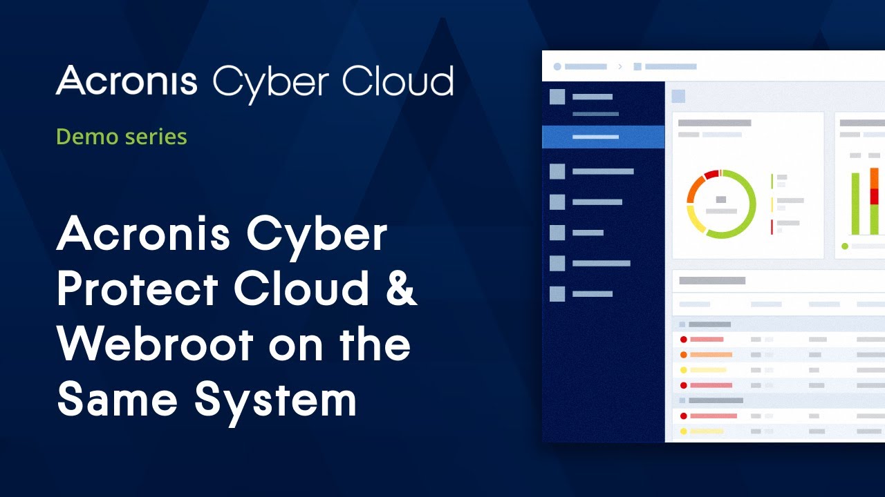 Acronis Cyber Protect Cloud and Webroot on the Same System | Acronis Cyber Cloud Demo Series