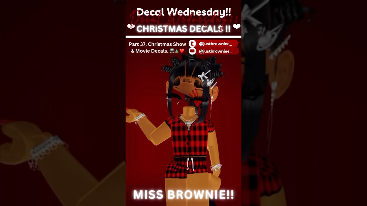 CHRISTMAS MOVIE & TV DECALS. || 𝐁𝐑𝐎𝐖𝐍𝐈𝐄 𝐃𝐄𝐂𝐀𝐋𝐒. || ❤︎︎