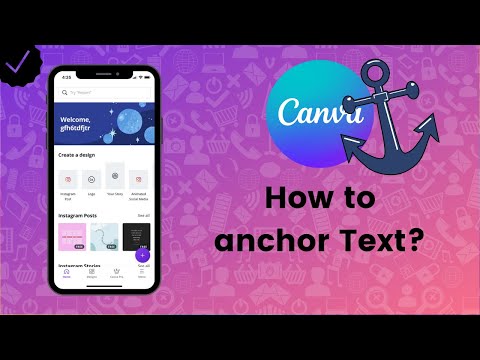 How to anchor text in Canva? - Canva Tips