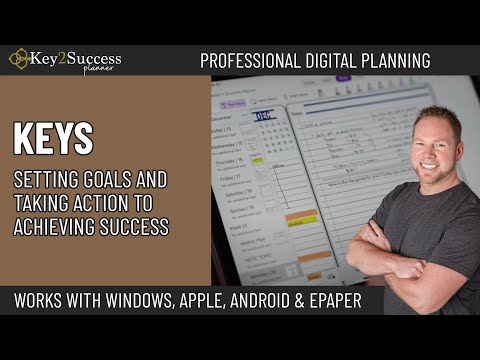 Setting Goals and Action Steps with Digital Planner | Key2Success Training Series