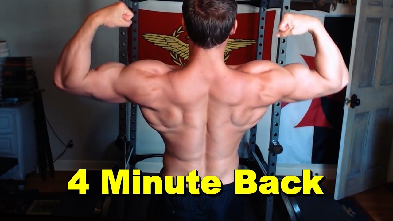 4 Minute Back Workout (Dumbbells, Home)