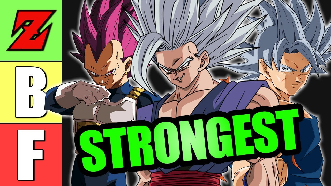 RANKING The STRONGEST Characters in Dragon Ball Super | Tier List