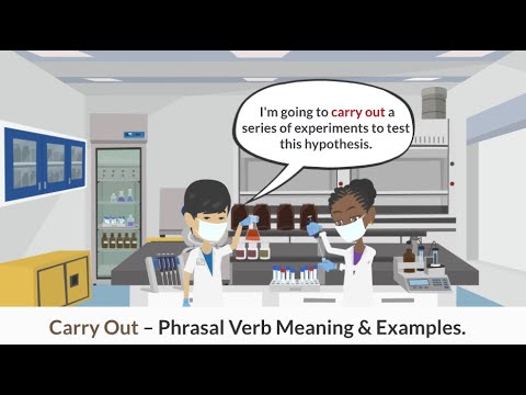 "Carry Out" Phrasal Verb Meaning and Examples || Common English Phrasal Verbs