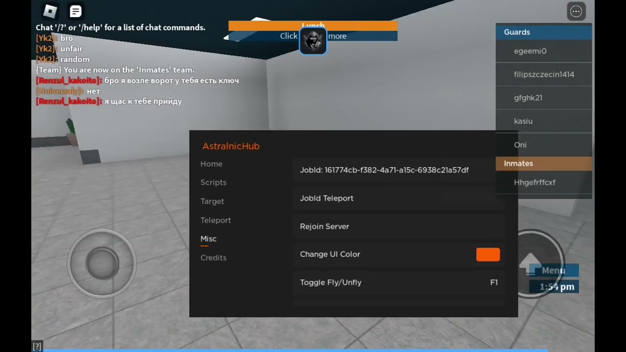 Roblox Fe Script Showcase (Astral Hub)
