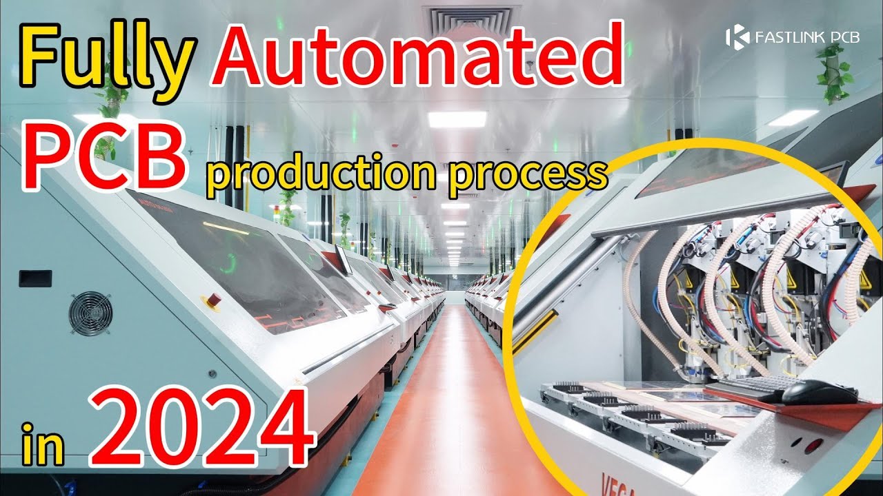 Automated PCB production process in 2024