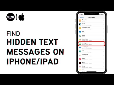 How to Find Hidden Text Messages on iPhone or iPad 2025