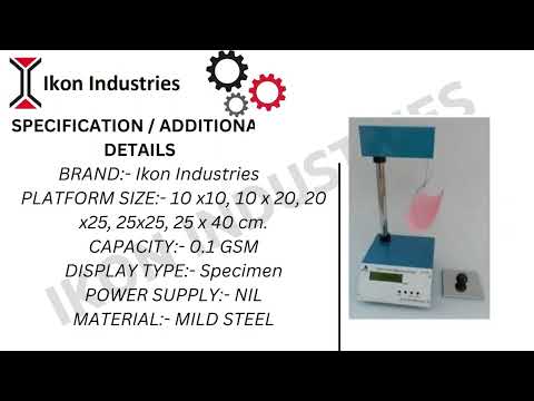 Grammage Tester - Grammage Testing Machine Latest Price, Manufacturers ...
