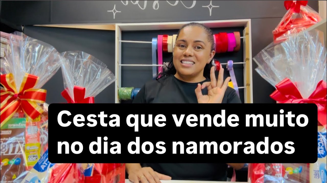 Montando cesta romântica para o dia dos namorados