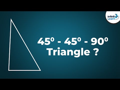 The 45-45-90 Triangle Video Lecture - CAT