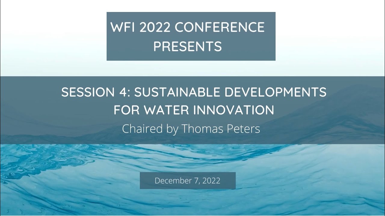 Sustainable Developments for Water Innovation