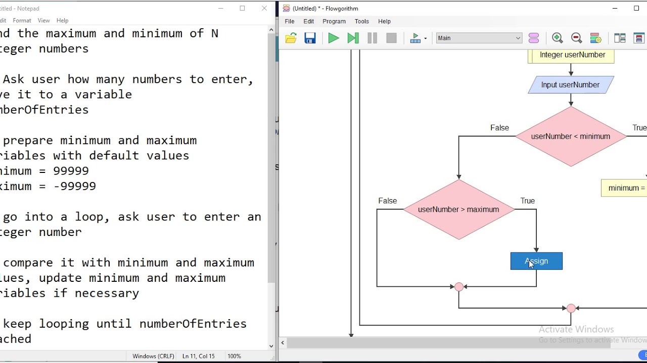 Flowgorithm 2.20 Tutorial #9