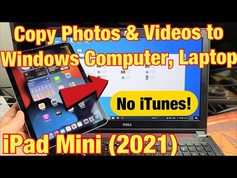 iPad Mini (2021): How to Copy Photos & Videos to Windows Computer, PC, Laptop w/ Cable- NO iTunes!