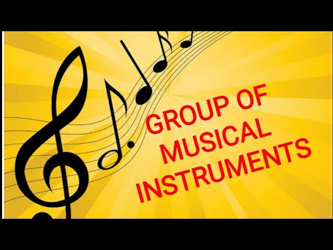 Group of Musical Instruments | String, Wind, Percussion & Keyboard Instruments