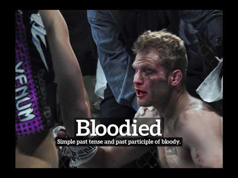 How to Say Bloodied in English? | How Does Bloodied Look? | What is Bloodied?