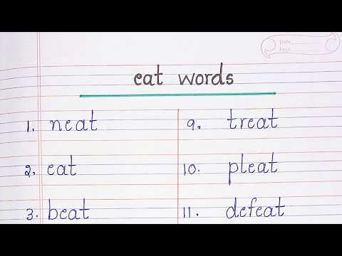 eat words