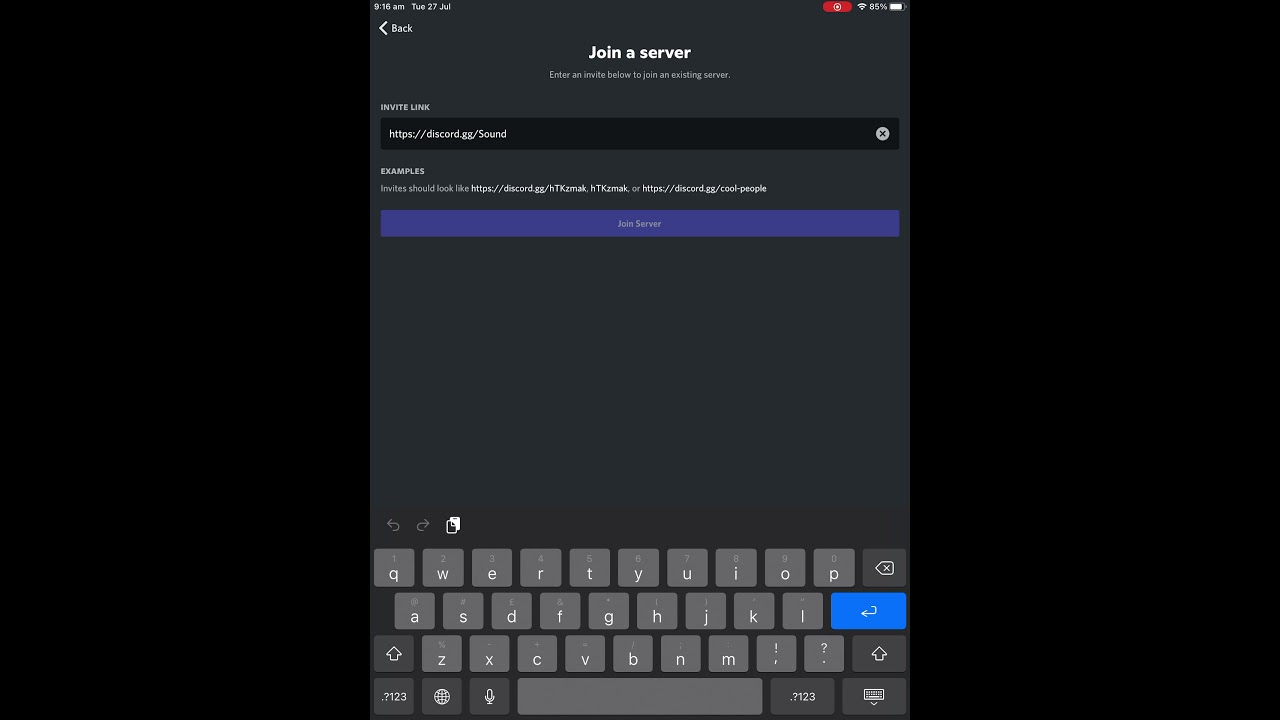 Cant join discord server: please help me fix this!