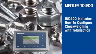 Terminales de pesaje IND400 con pantalla táctil | METTLER TOLEDO