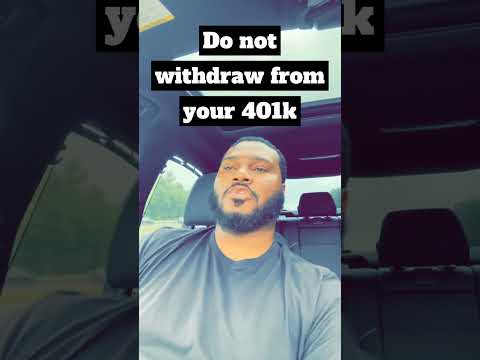 Withdrawing from your 401k is financial suicide‼️