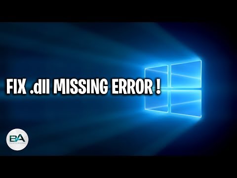FIX ALL dll file missing error ! | FIX .dll ERROR [2018]