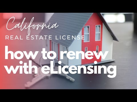 How to Renew with eLicensing | California Real Estate License