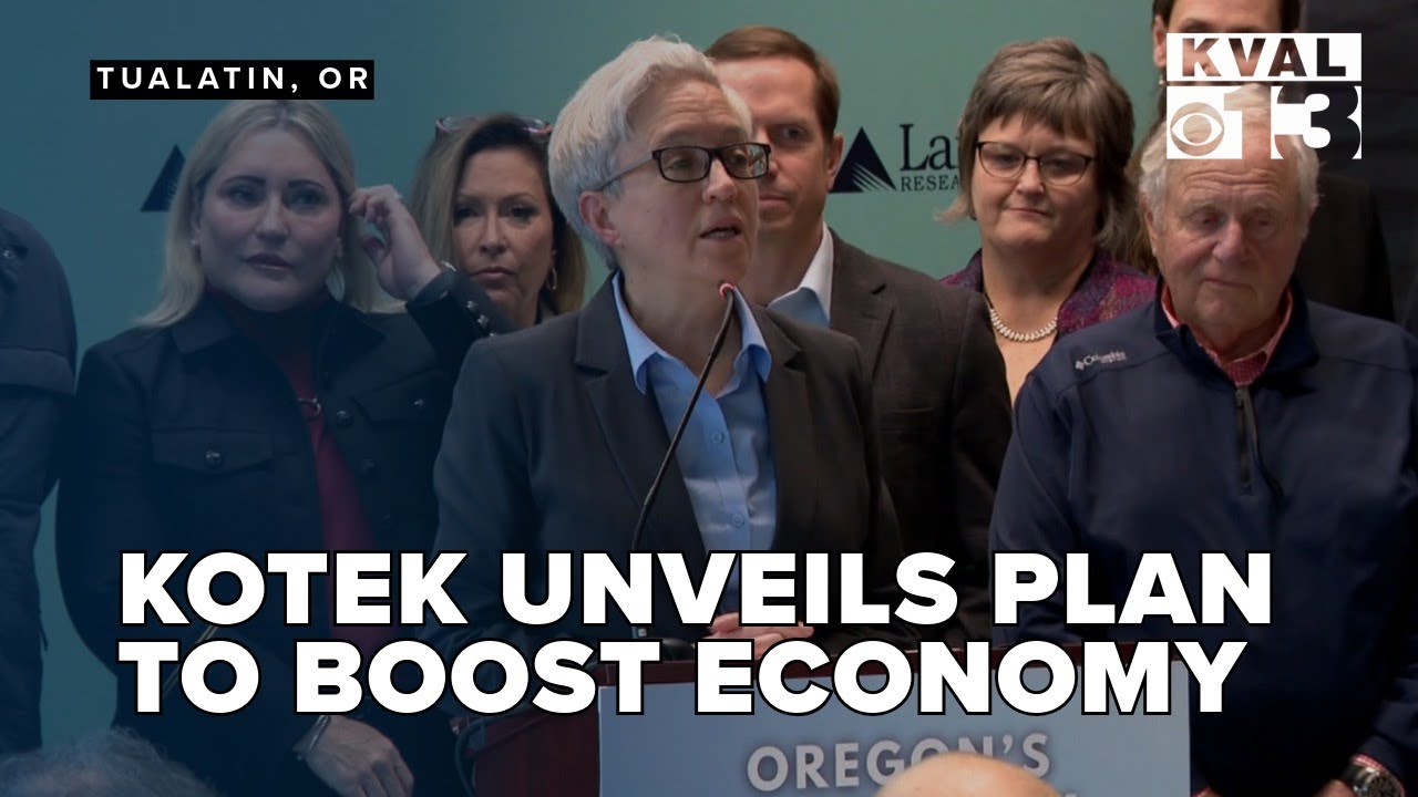 Kotek unveils roadmap to boost Oregon's economy