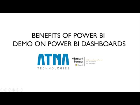 Benefits of Power BI - Demo on power BI Dashboards