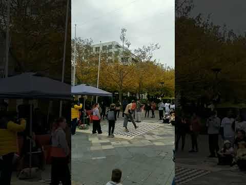 Dance battle in city walk of Canberra #australia #canberra #travel #community #dancer #dancebattle