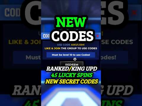 4+ 🆕 ALL WORKING RANKED UPDATE CODES FOR BLUE LOCK RIVALS IN MAY 2025 #bluelockrivals #roblox #codes