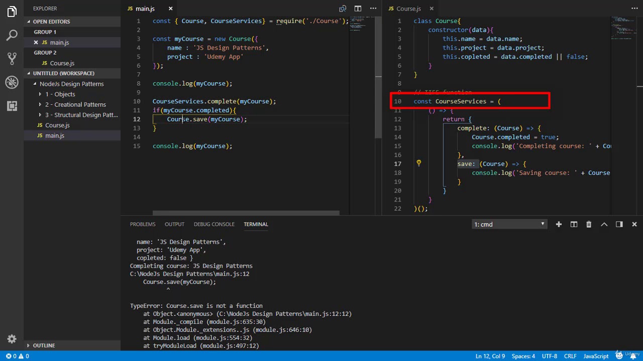 Design Patterns with JavaScript ES56 and Node js from Zero  Facade Pattern Practice