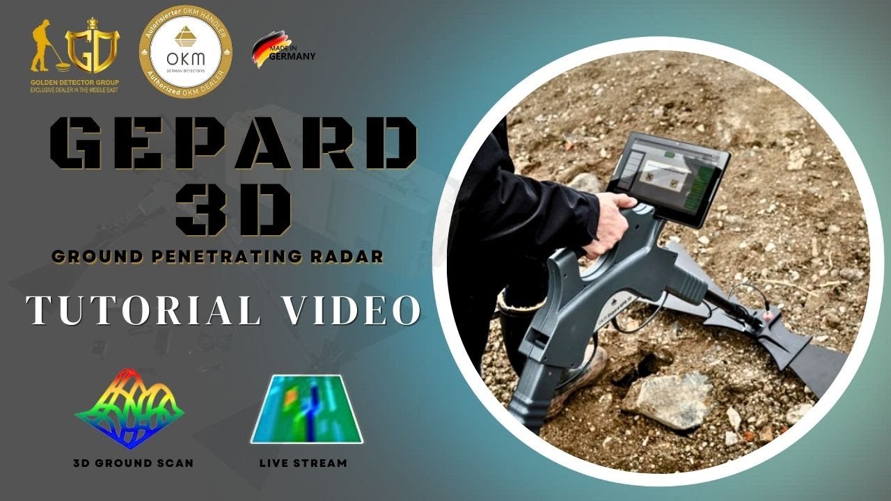 TUTORIAL ⚙️ OKM Gepard GPR | Ground Penetrating Radar | OKM GERMANY