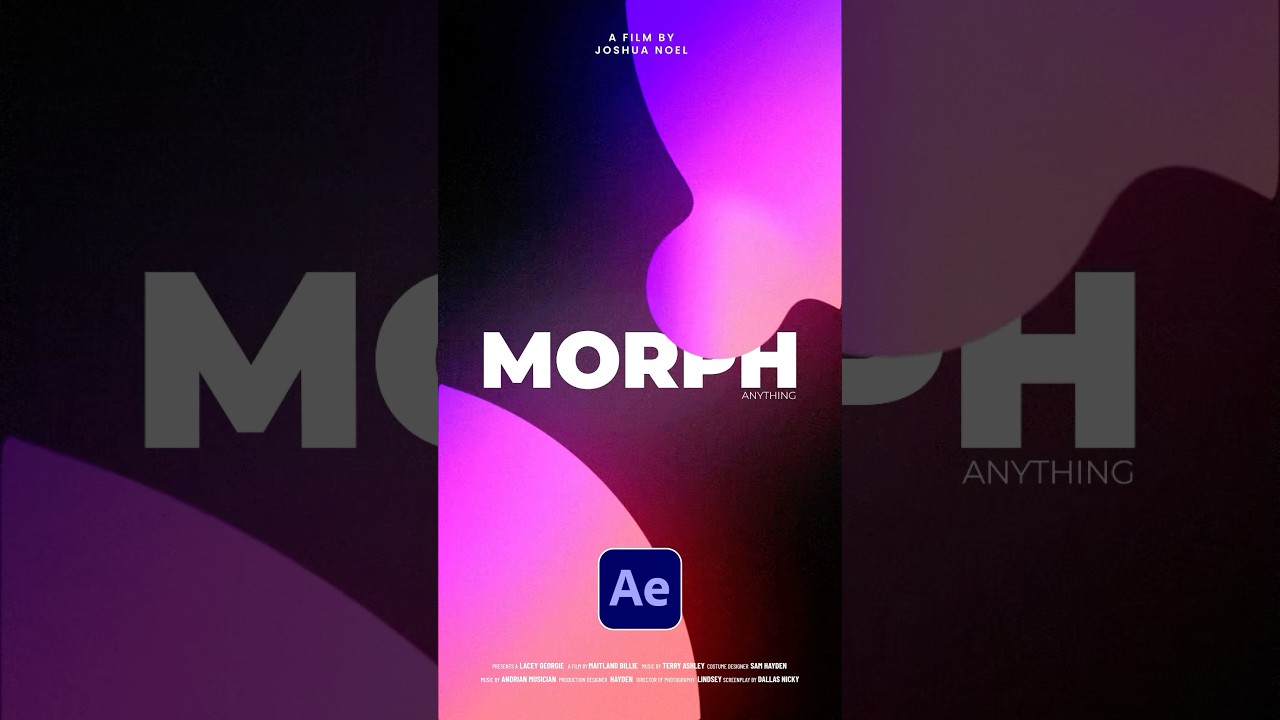 How to Liquid Morph Motion Graphics in After Effects