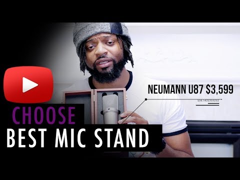 How To Choose The Best Microphone Stand | Studio Mic Stand