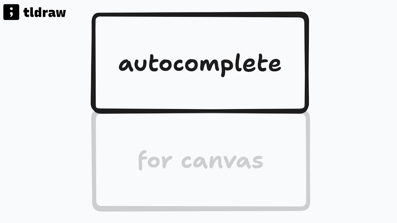 Autocomplete for canvas
