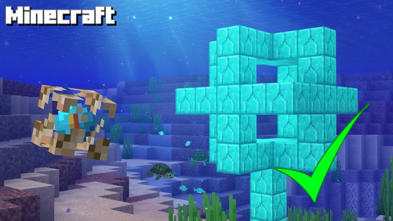 MINECRAFT | How to Activate CONDUIT! Tutorial for Beginners!