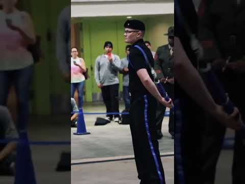 Only the 2nd to ever go National Champ to World Champ. #jrotc #drill #military #rotc #exhibition