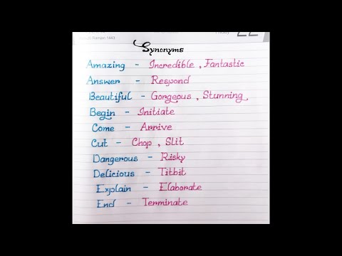 synonyms #shorts #synonyms