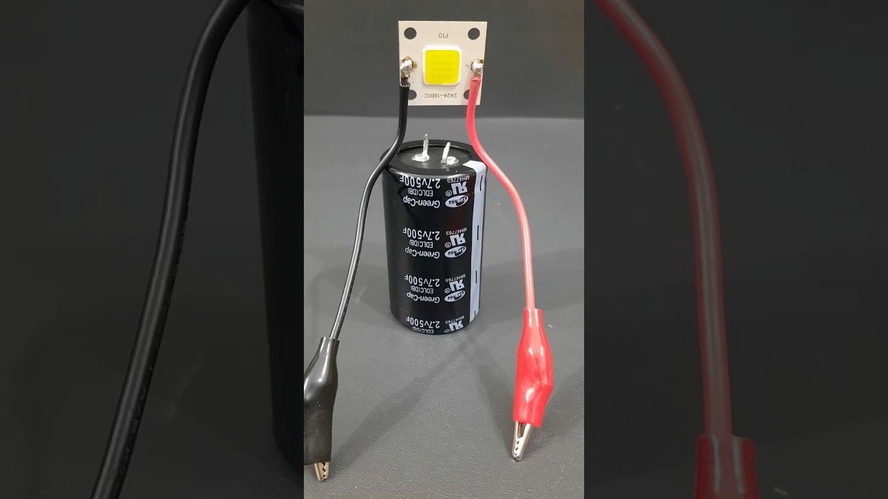 World's Most Powerful Supercapacitor | 2.7 Volt 500F Supercapacitor #shorts