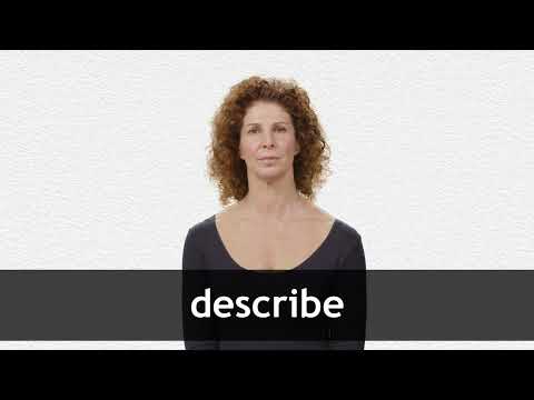 DESCRIBE definition in American English | Collins English Dictionary